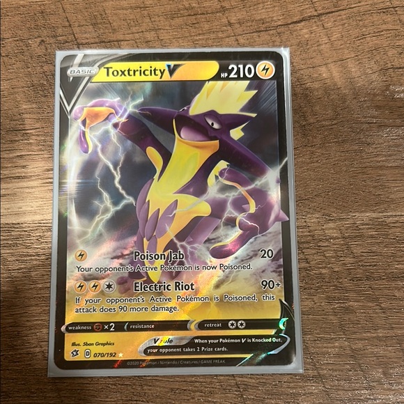 Toys | Toxtricity V Pokmon Card | Poshmark